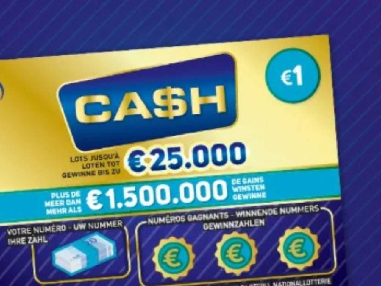 Nationale Loterij lanceert nieuw spel: dit kan je winnen met CA$H ...