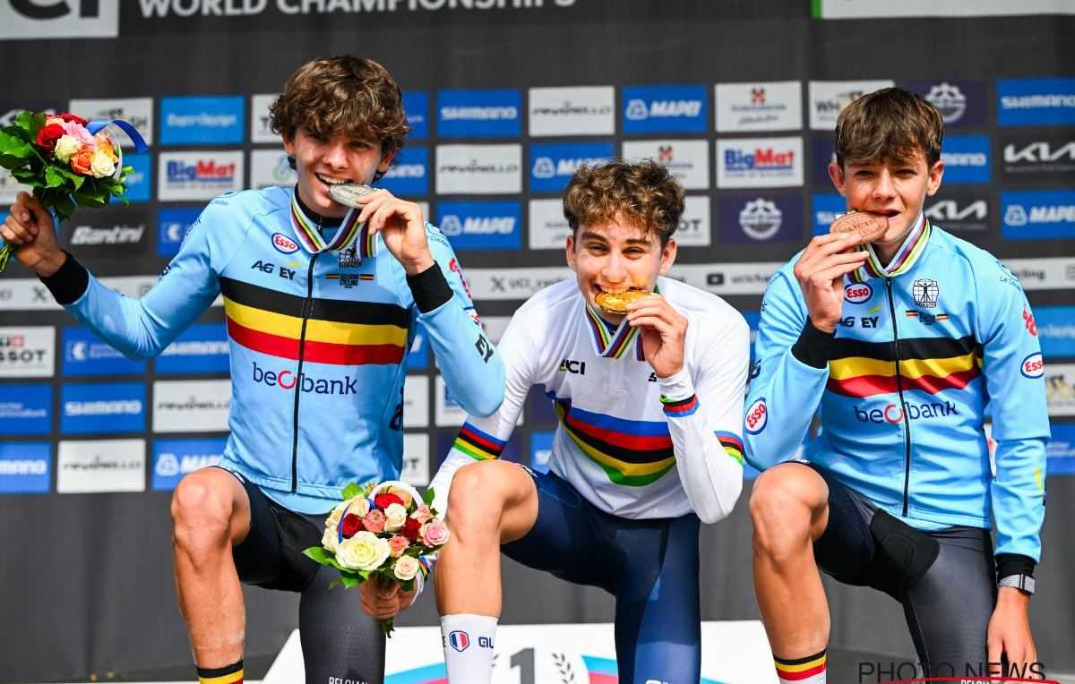 Zilver en brons voor België bij de juniores op het WK tijdrijden ...